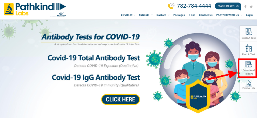 Download Reports from Pathkind Labs